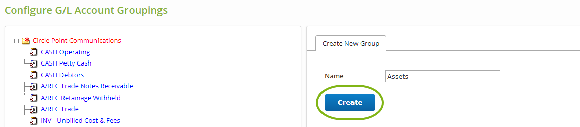 Grouping GL Accounts – Certify Help Center