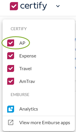 Managing Emburse Professional AP Projects – Emburse Professional Help ...