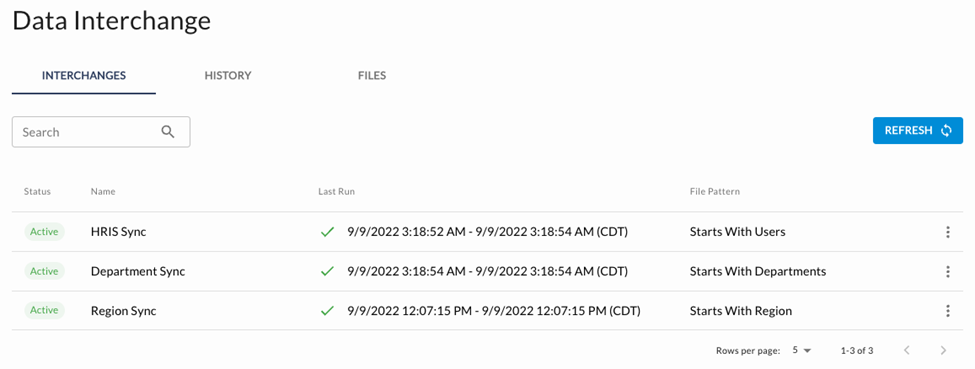 Managing Data Interchanges – Emburse Professional Help Center