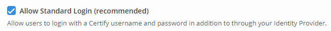 Configuring Single Sign-On – Certify Help Center