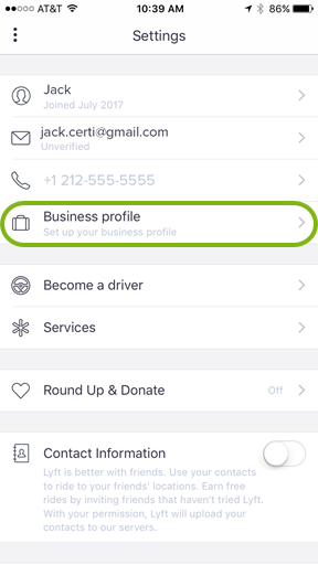 Lyft Receipt Integration – Certify Help Center