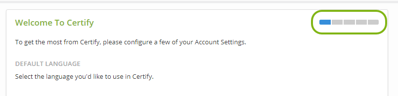 New User Setup Wizard – Certify Help Center