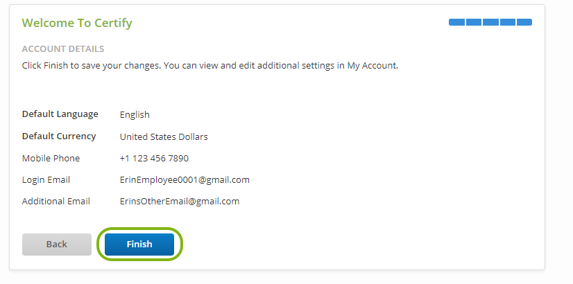 New User Setup Wizard – Certify Help Center