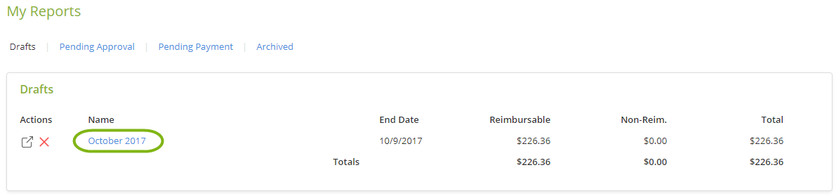 Submitting an Expense Report – Certify Help Center