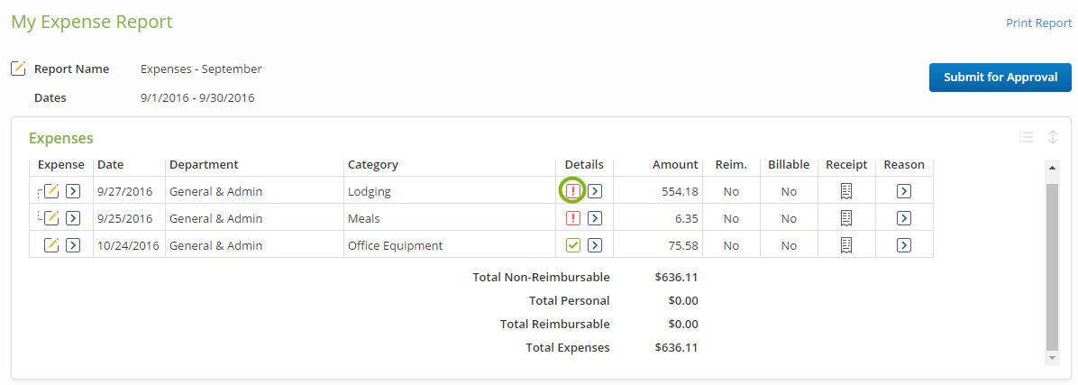 Managing Potential Duplicate Expenses – Emburse Professional Help Center