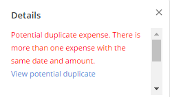Managing Potential Duplicate Expenses – Emburse Professional Help Center