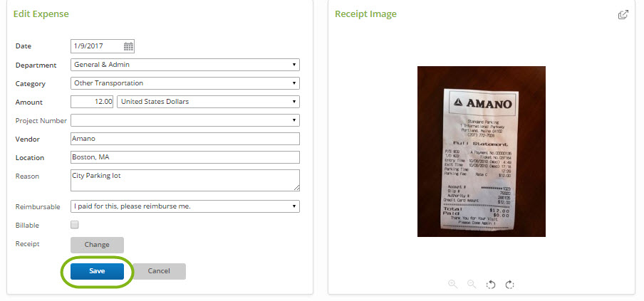 Manually Attaching a Receipt to an Existing Expense Line – Certify Help ...