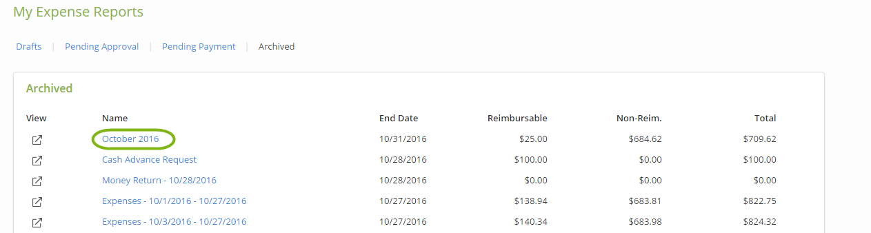 Printing an Expense Report – Emburse Professional Help Center