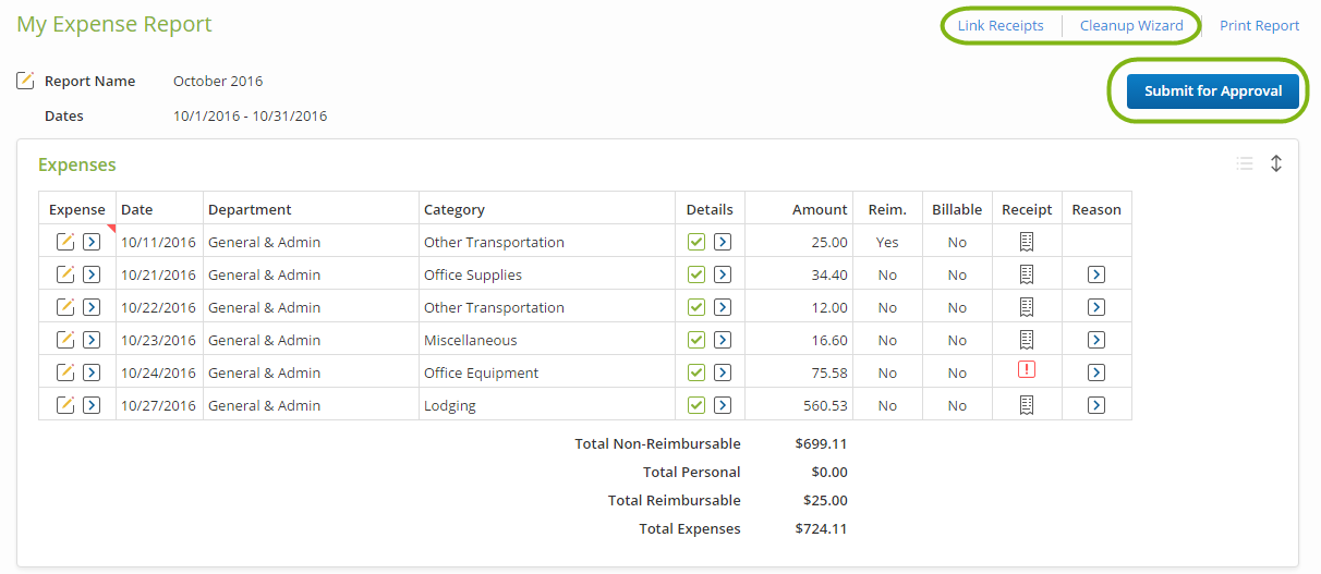 Creating a New Expense Report – Certify Help Center