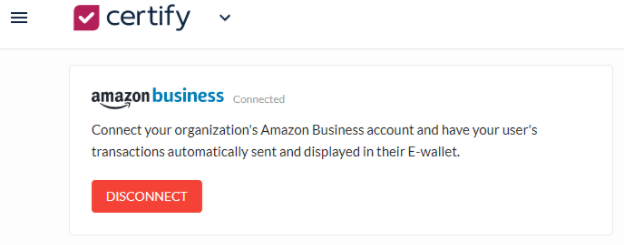 Activating the Amazon Business Integration – Certify Help Center
