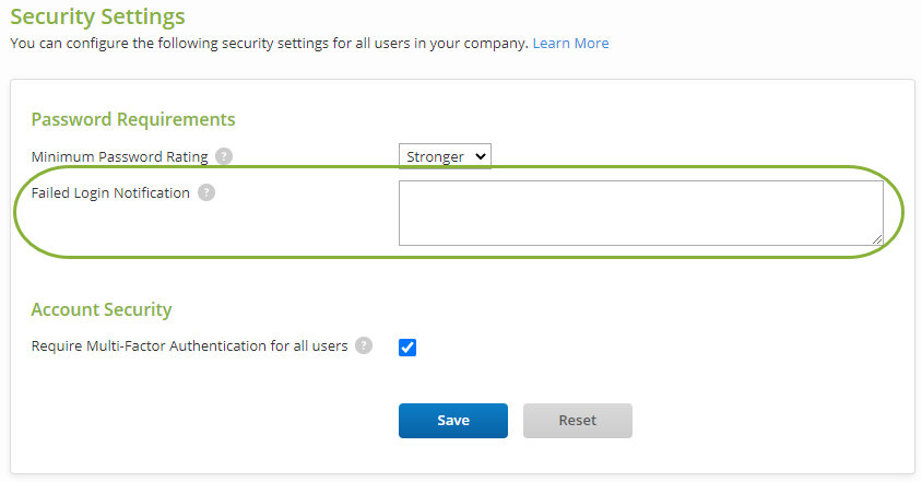 Managing Your Company's Security Settings – Certify Help Center