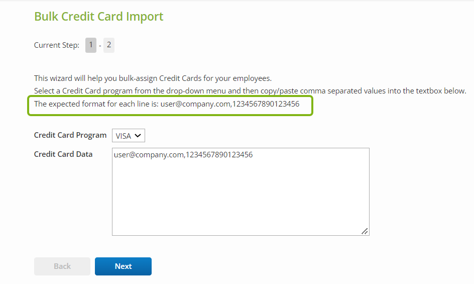 Using the Credit Card Import Tool – Certify Help Center