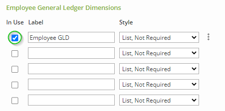 Configure Employee General Ledger Dimensions – Emburse Professional Help Center