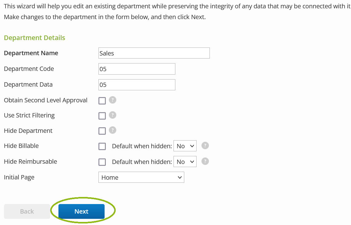 Create a New Department – Certify Help Center