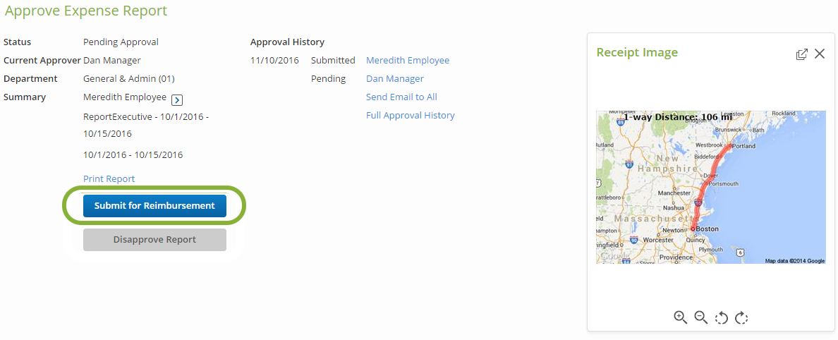 Approving an Expense Report – Certify Help Center