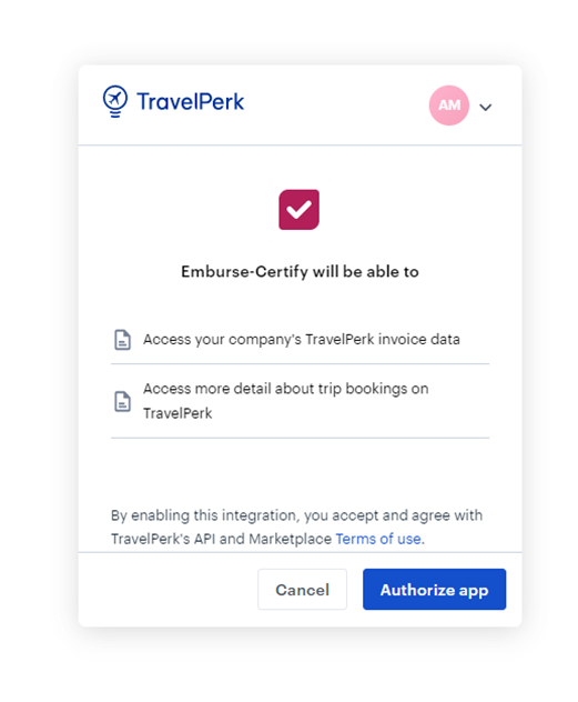 Enabling the TravelPerk Integration – Emburse Professional Help Center