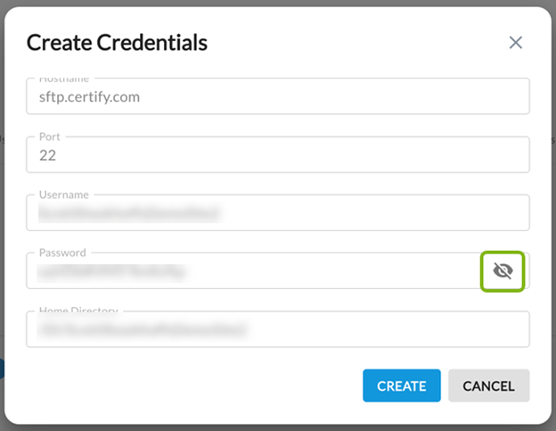 Creating New SFTP Credentials – Emburse Professional Help Center