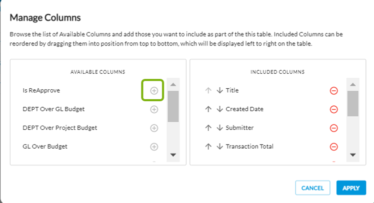 Customizing your Approval Inbox – Emburse Professional Help Center
