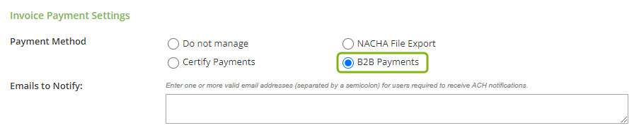 Enable Emburse Pay- B2B Payments – Emburse Professional Help Center