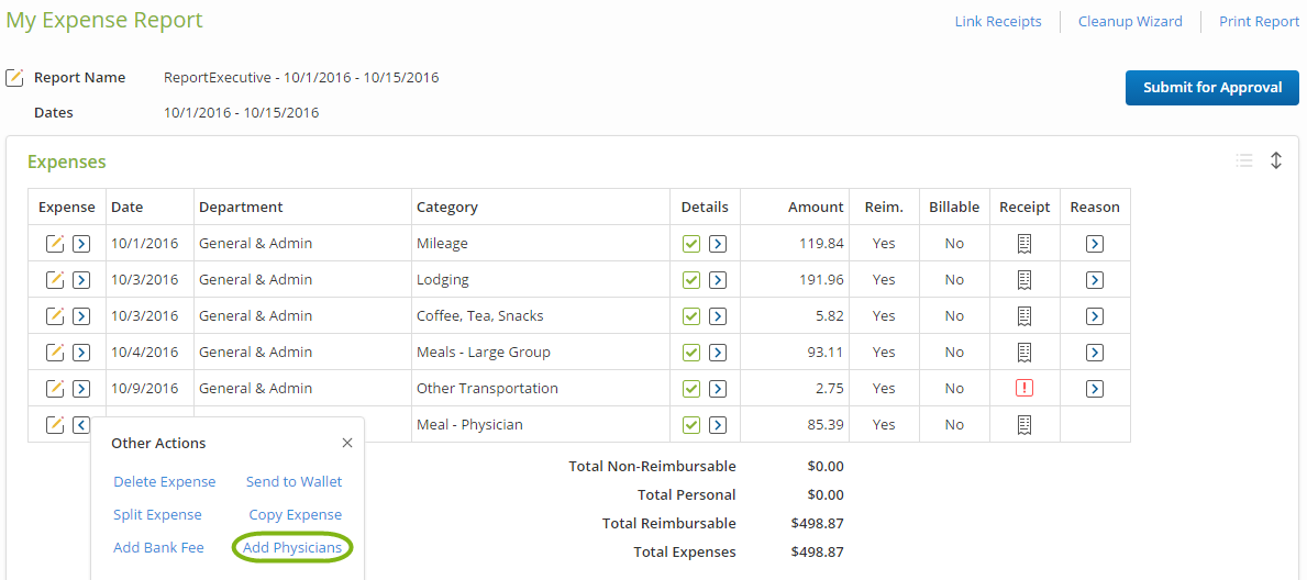 Reporting NPI for Expenses and Invoices – Emburse Professional Help Center