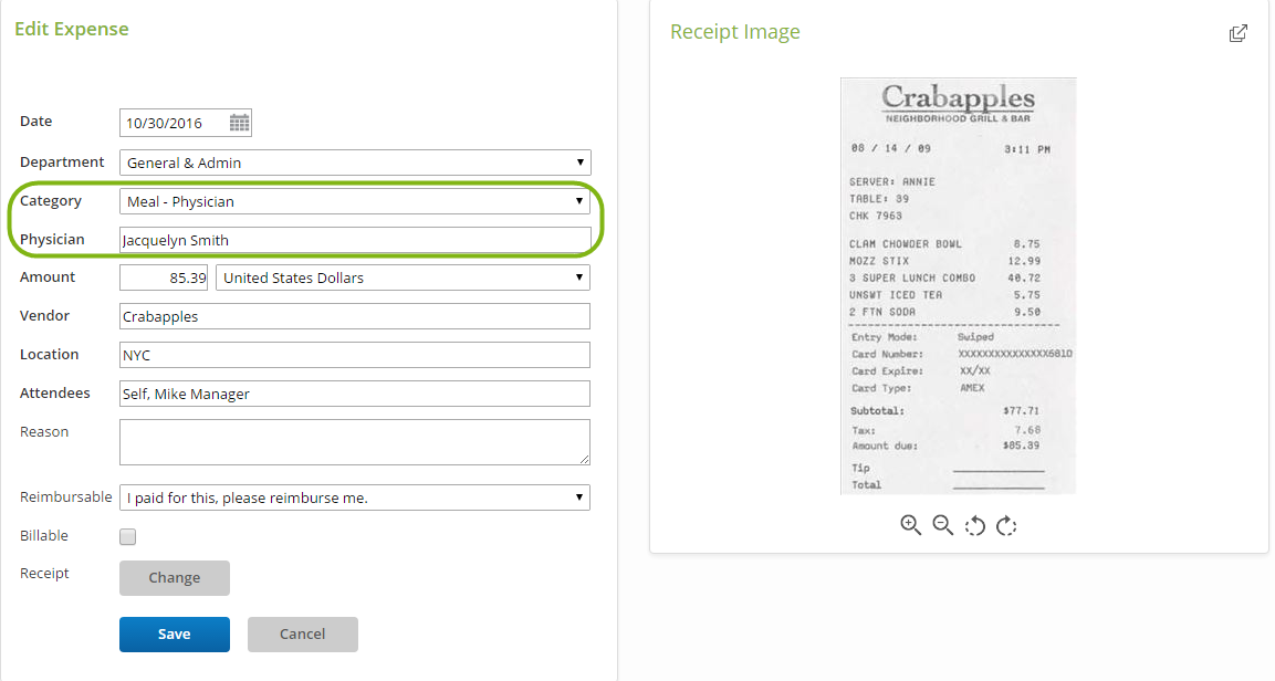 Reporting NPI for Expenses and Invoices – Emburse Professional Help Center