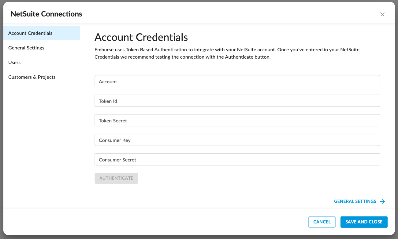 Generate NetSuite Authentication Tokens for the Emburse NetSuite Integration – Emburse ...