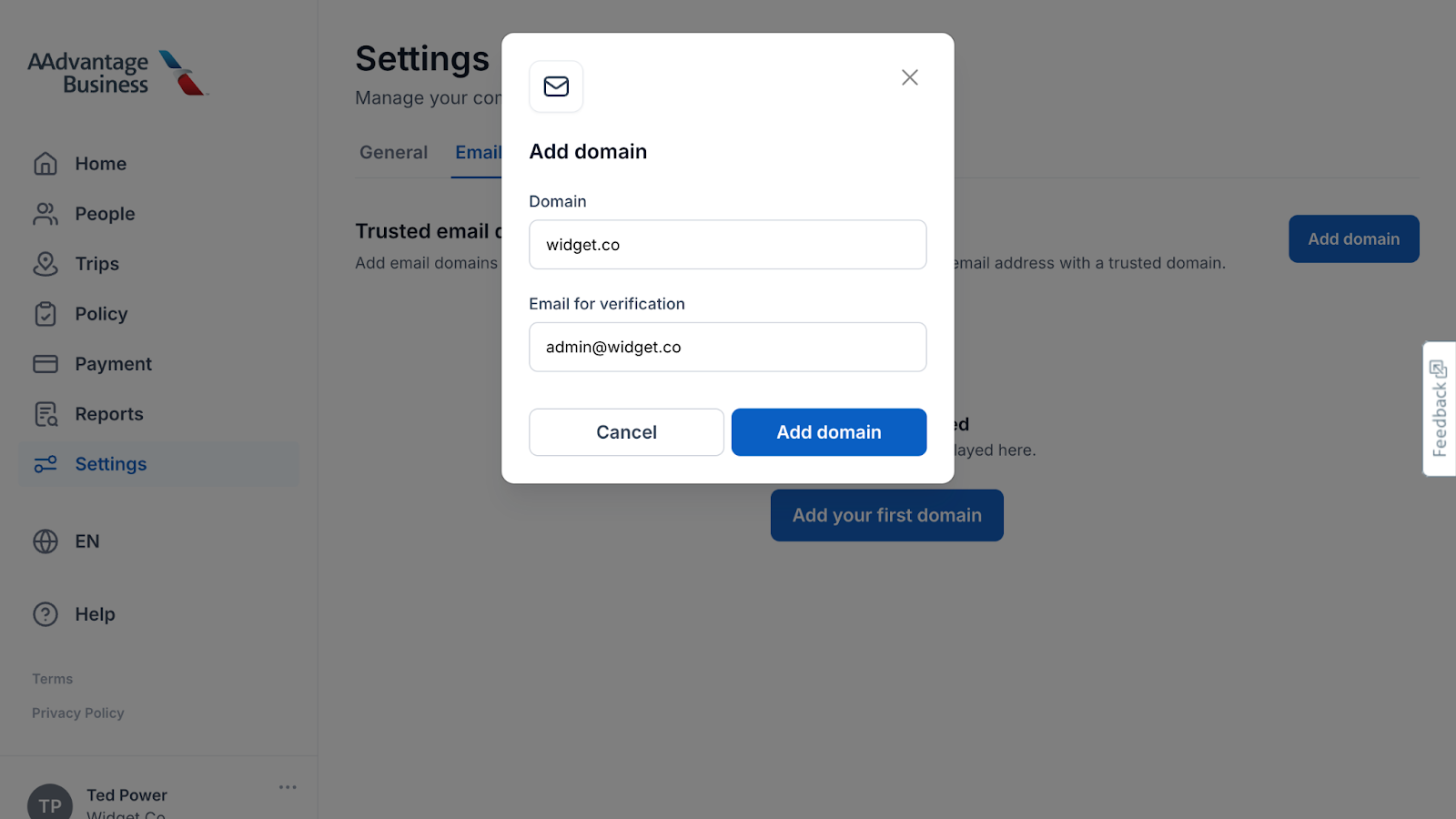 Connect American Airlines AAdvantage Business to Emburse Professional ...